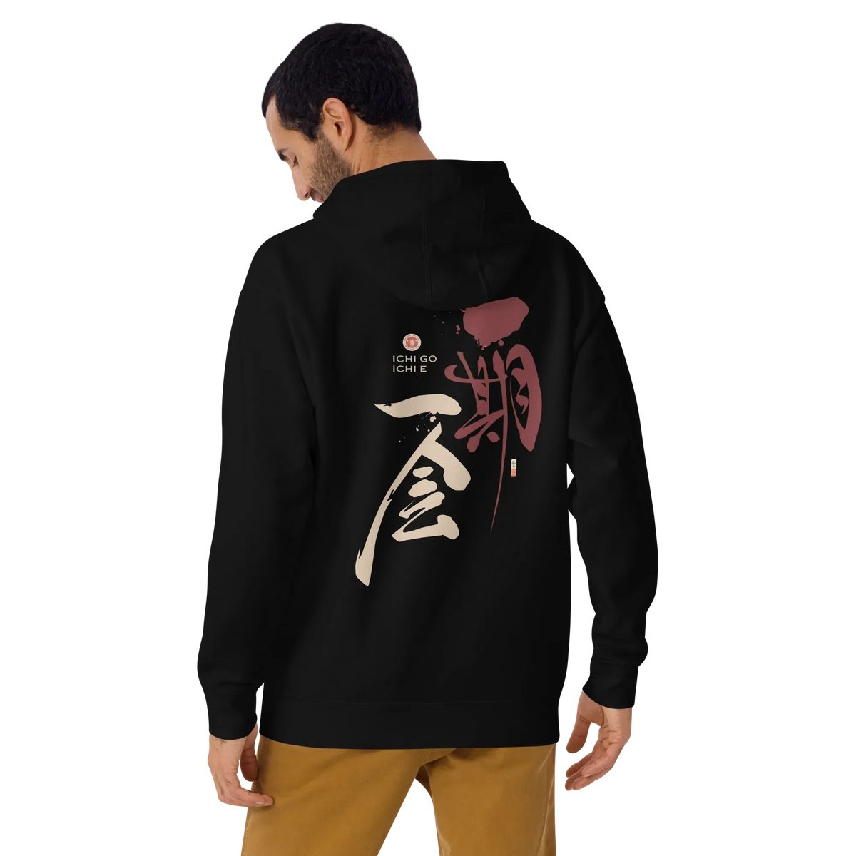 Ichi Go Ichi E Kanji Calligraphy Unisex Hoodie – Samurai Original